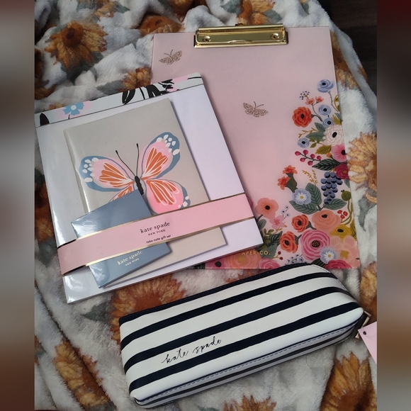 kate spade | Office | Nwt Kate Spade Notepad And Pencil Case | Poshmark